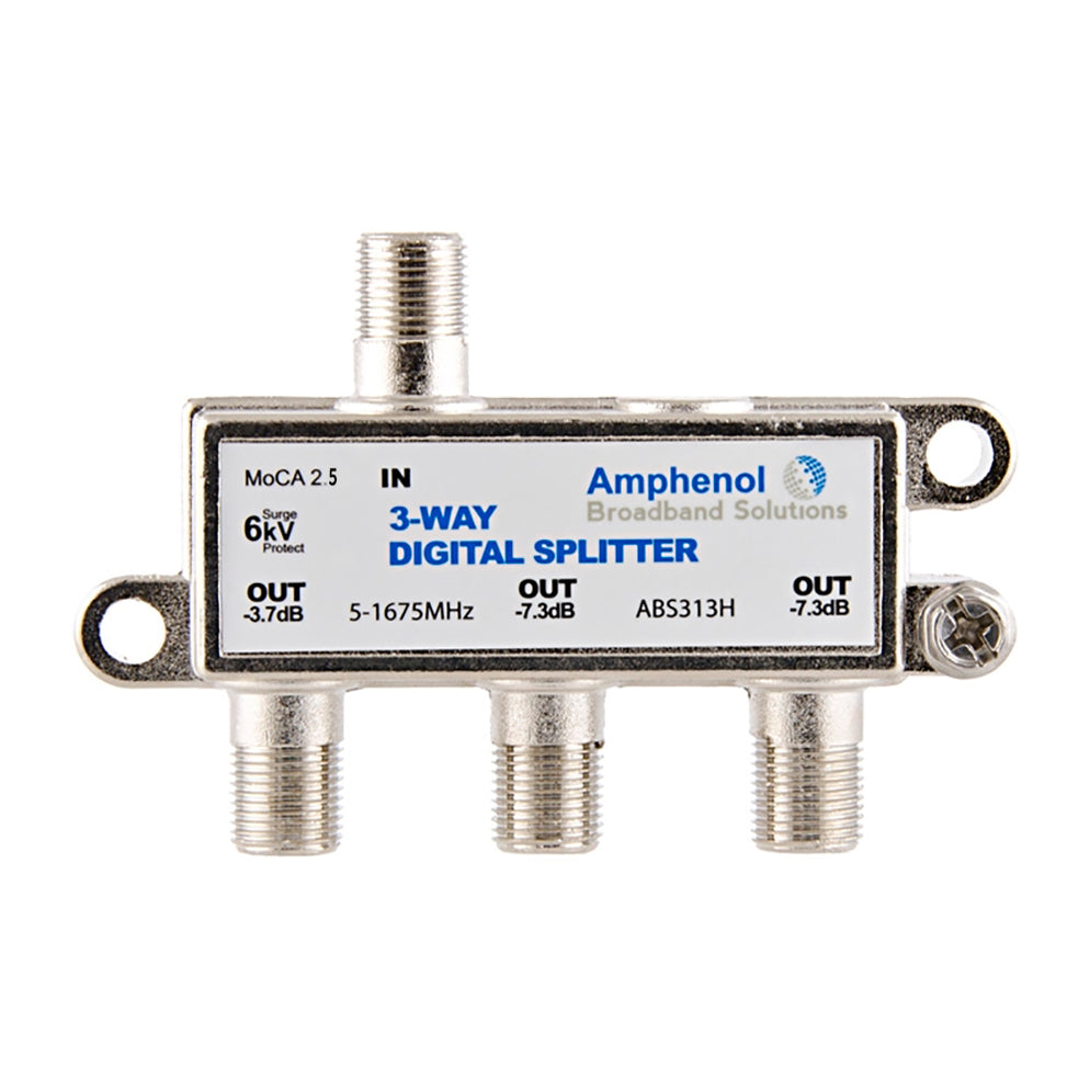 Amphenol Broadband MoCA 2.5 Digital Splitter ABS31xH Series — SatelliteSale