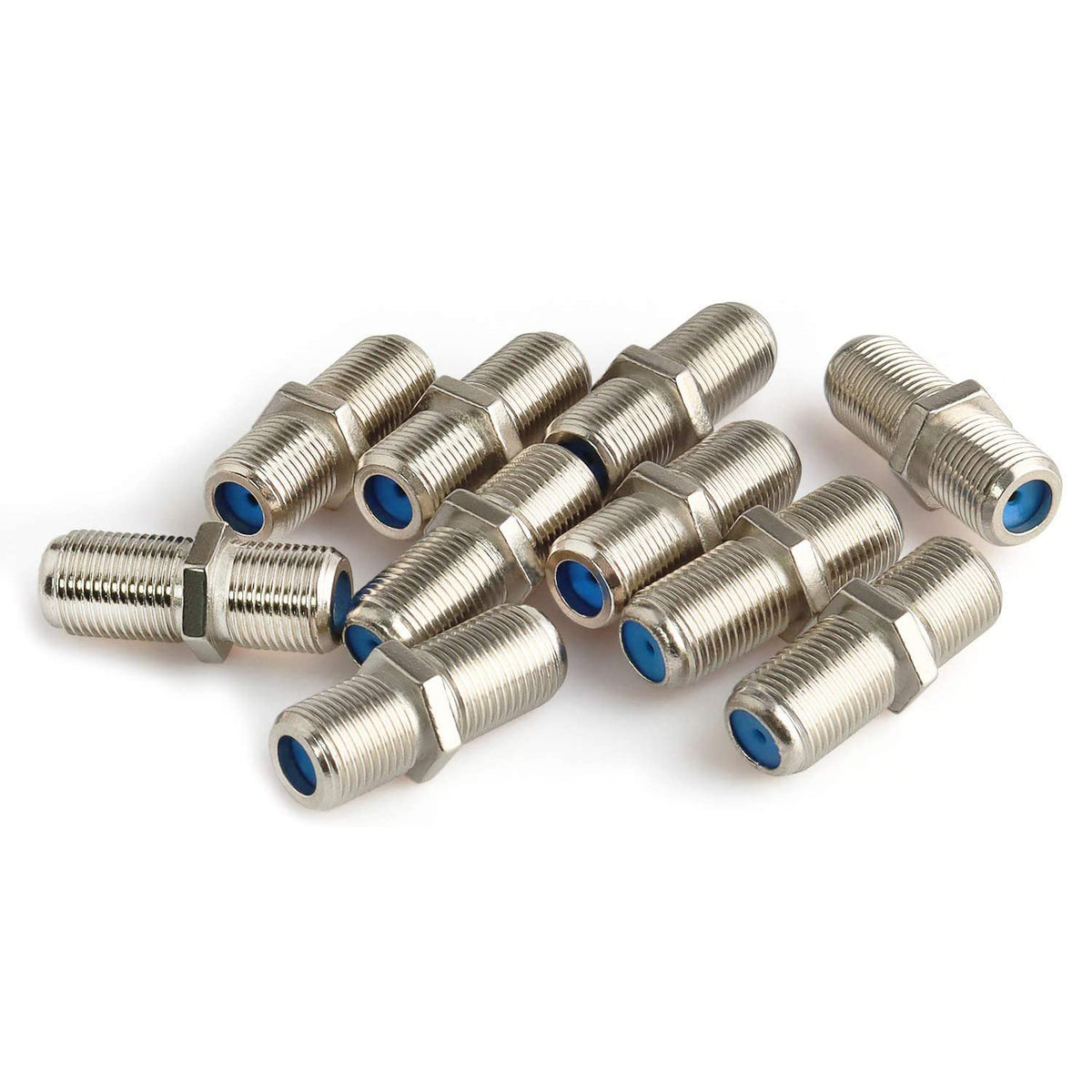 F81 S 100 Pcs - 3GHz High Frequency Coaxial Couplers For RG6/RG59 ...