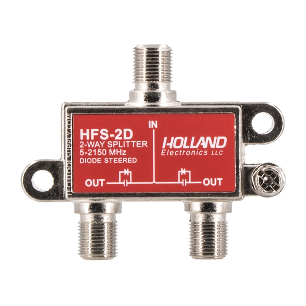 Holland Electronics 2-Way Diode Steered Splitter HFS-2D 5-2150 MHz Per ...